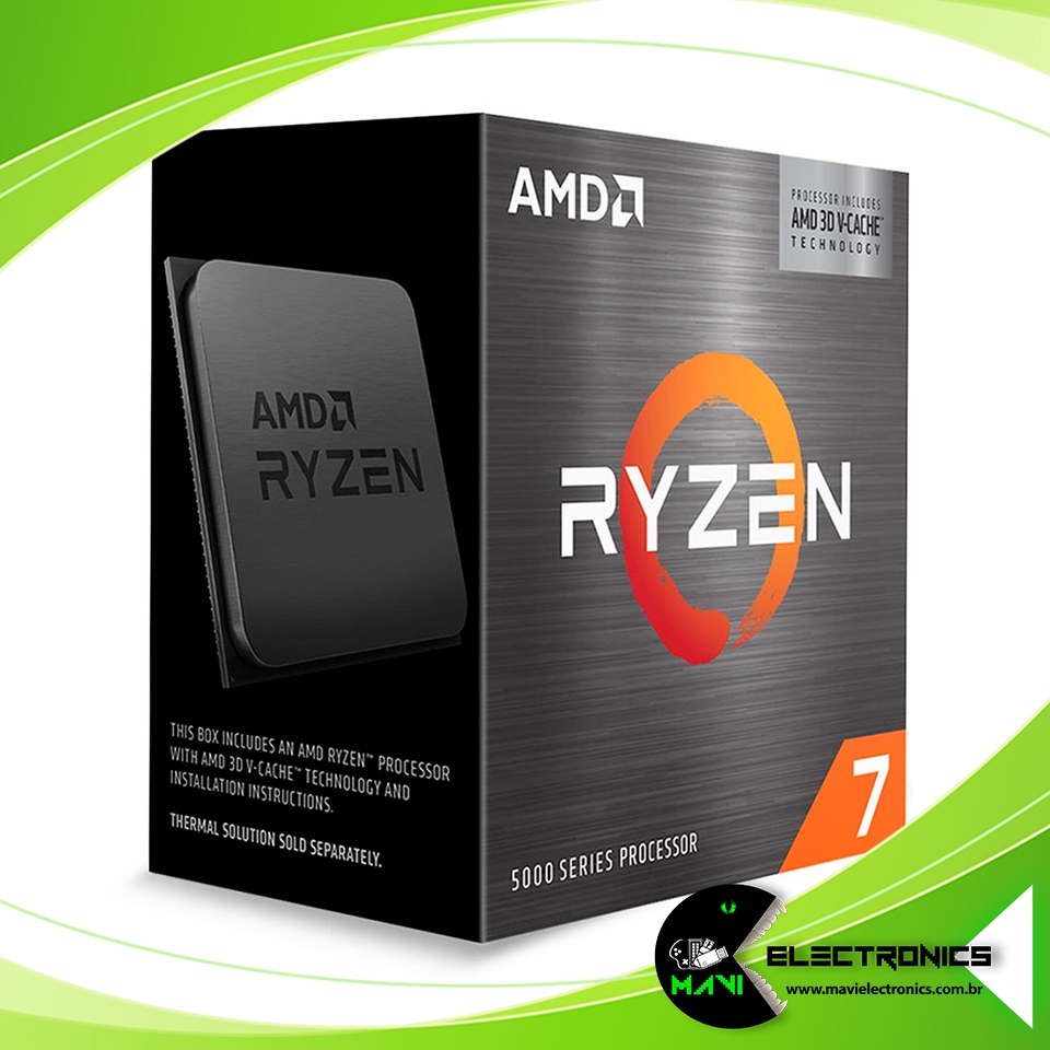Processador AMD Ryzen 7 5700X3D 3.0GHz (4.1GHz Turbo), 8-Cores 16-Threads | Shopee Brasil