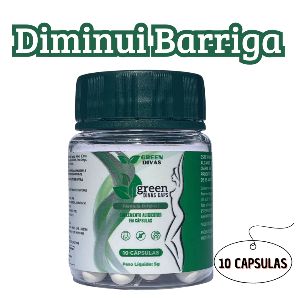 Green Divas Suplemento Natural - 10 Caps | Shopee Brasil