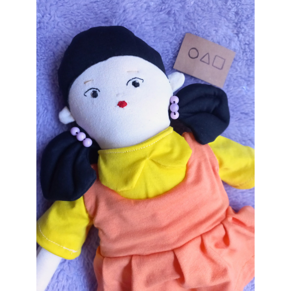 Boneca Round 6 Artesanal Batatinha 123 Doll 38 cm | Shopee Brasil