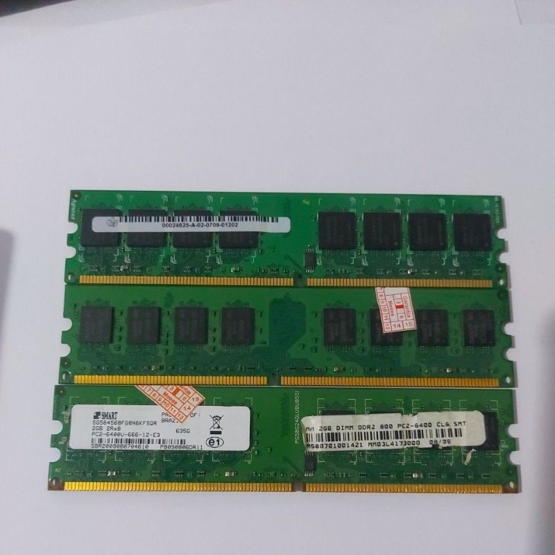 MEMORIA DDR2 2GB PARA PC/DESKTOP | Shopee Brasil