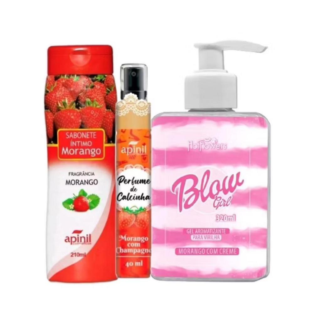 KIT 3 HIDRATANTE creme corporal sensual hot babalu flowers blow ...