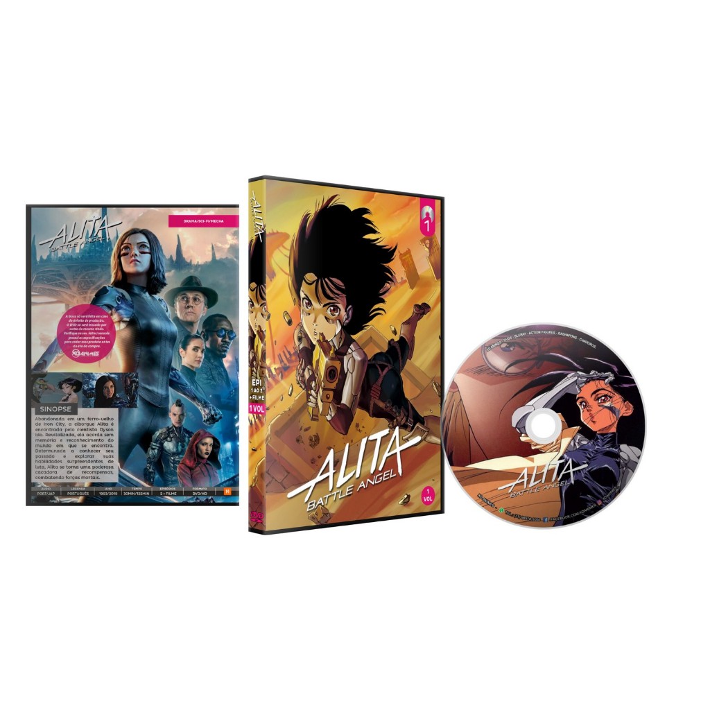 Dvd Anime Gunnm Battle Angel Alita Série Completa + Filme | Shopee Brasil