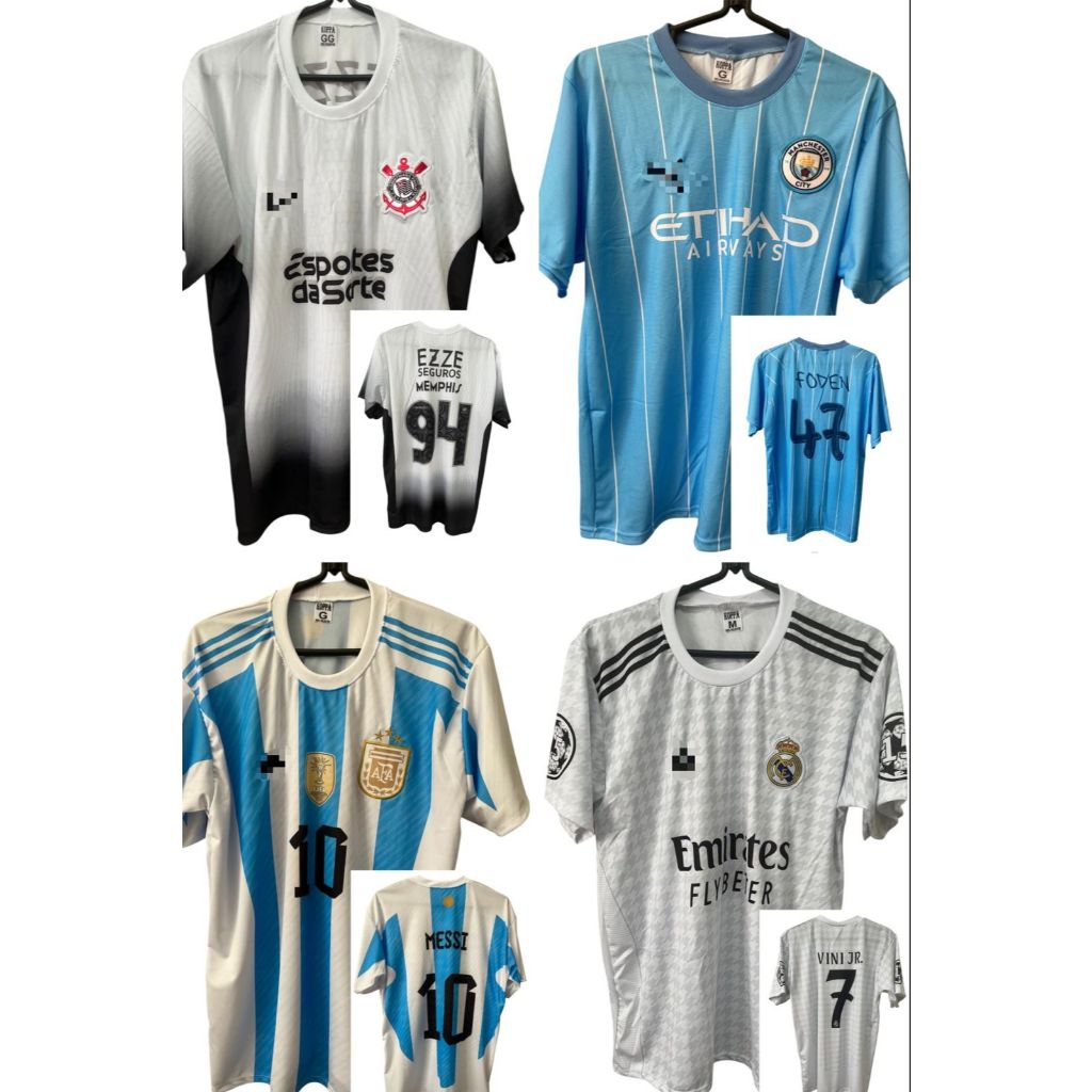 KIT 3 CAMISETAS TIME DE FUTEBOL - UNIFORMES TIMES | Shopee Brasil