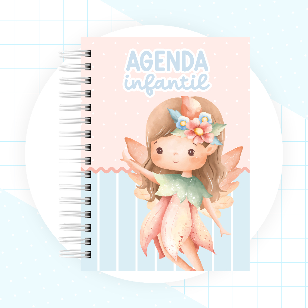 Agenda Escolar 2025 - Tema Fada Encantada - não Datado | Shopee Brasil