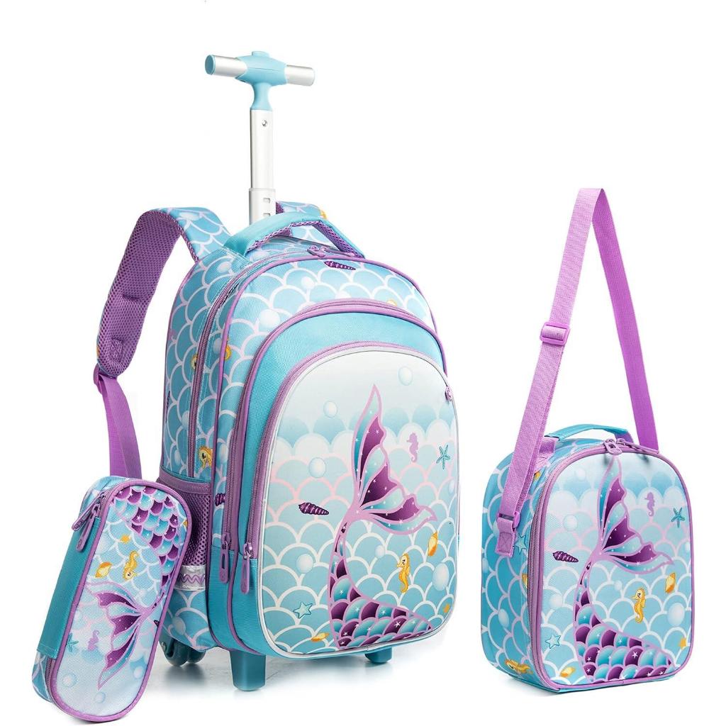Mochila Infantil Menina Mochilas Rodinha Mochila De Bordo Kit Casual ...