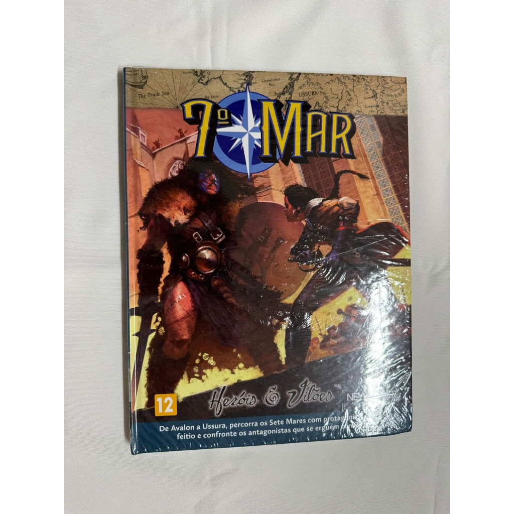 Heróis e Vilões: 7º Mar - complemento para o RPG 7mar - editora new ...