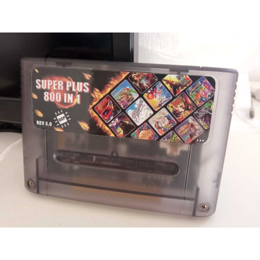 Everdrive para Super Nintendo DSP rev. 3.0 com cartão de memoria lotado ...