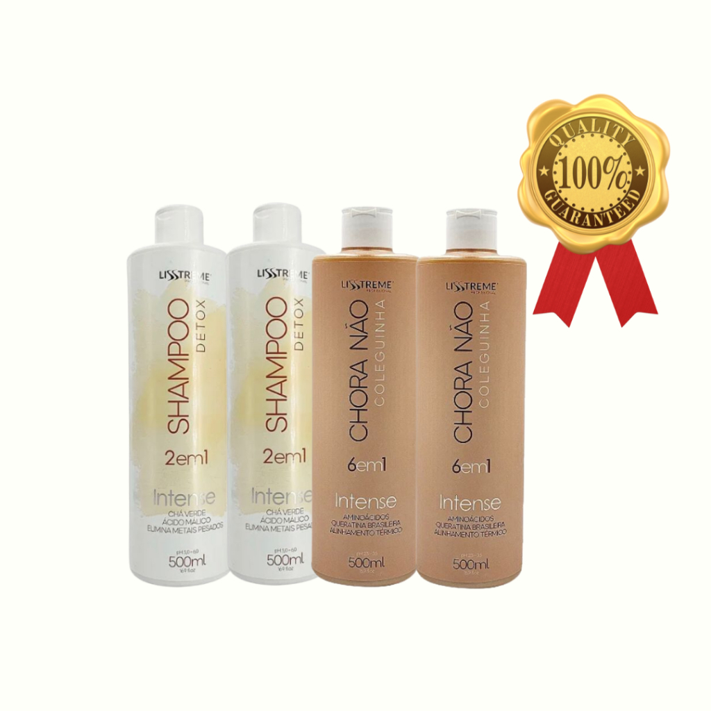 Kit Progressiva Chora Não Coleguinha 0 % FORMOL de 500 ml LISSTREME ...