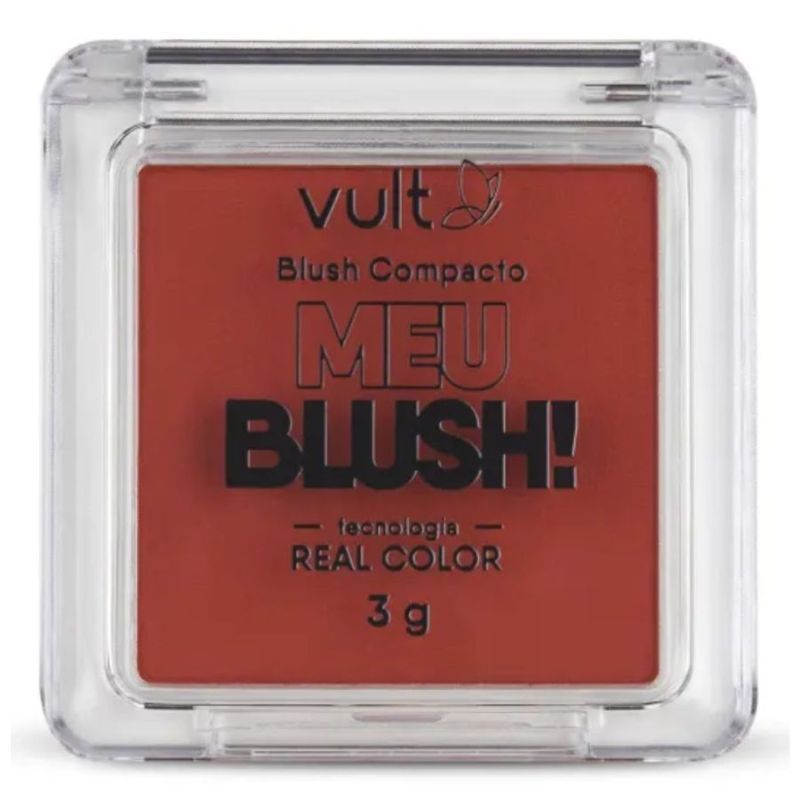 Blush Compacto Coral Matte 3g - Vult | Shopee Brasil