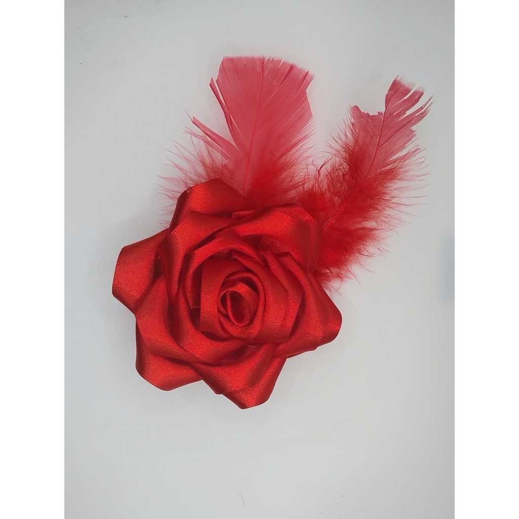 Rosa pombogira com pena/ Rosa de Cetim/ Rosa malandra | Shopee Brasil