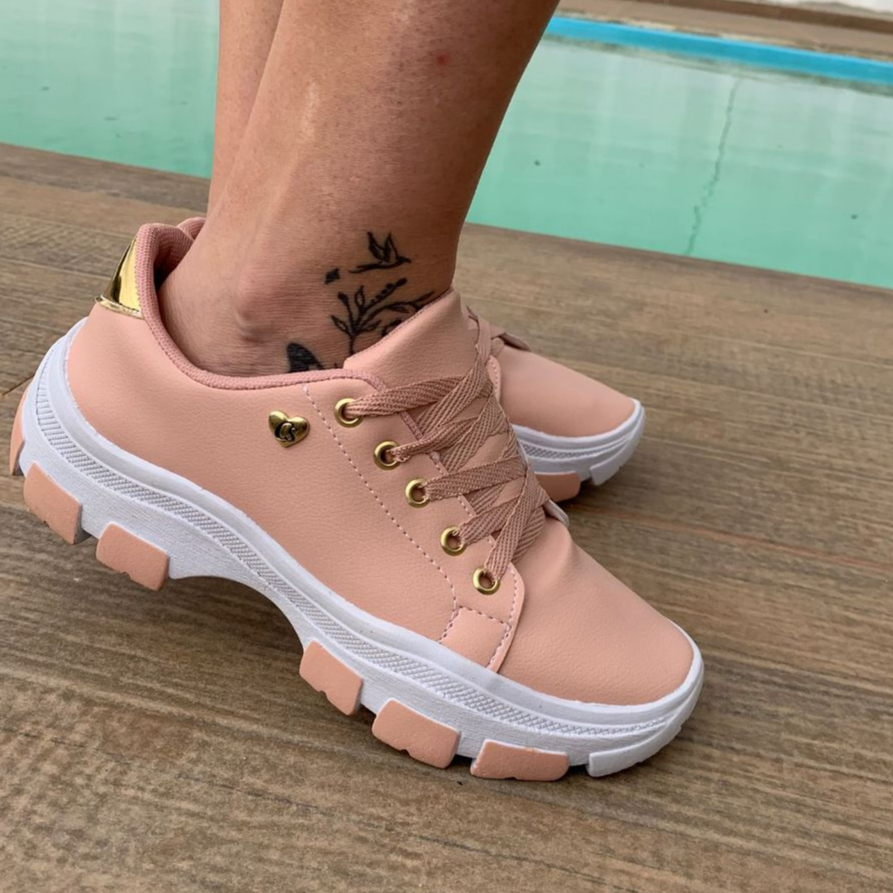 Tênis Feminino Plataforma do 34 ao 39 ref02 | Shopee Brasil
