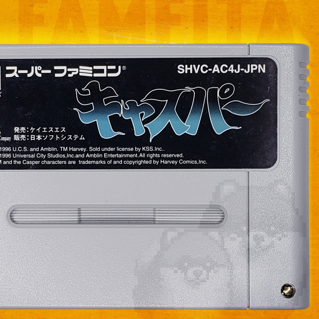 Gasparzinho - Casper - Cartucho Original JP - Jogo para SNES Fita Super ...