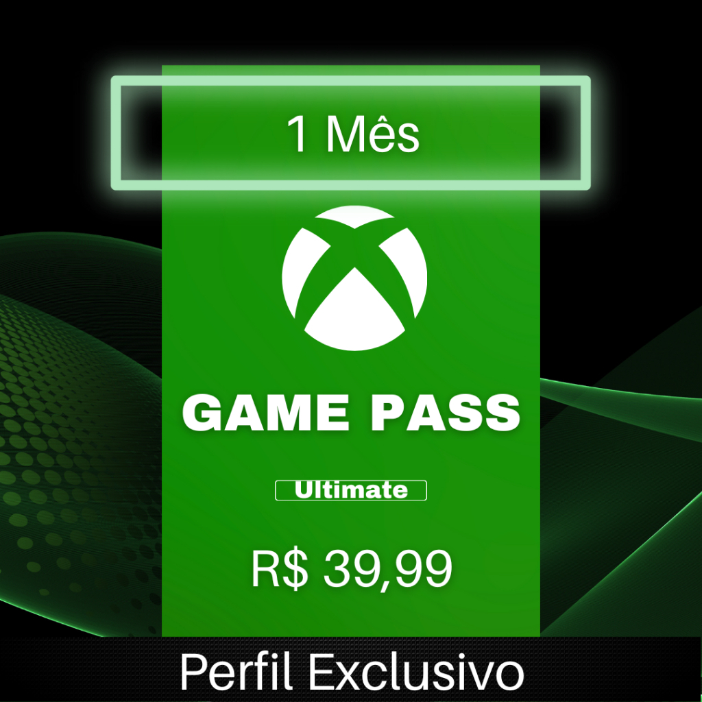 Assinatura Xbox Game Pass Ultimate 1 Mes para Xbox One e Series X S TV PC e Celular Corre Que Ta Baratinho