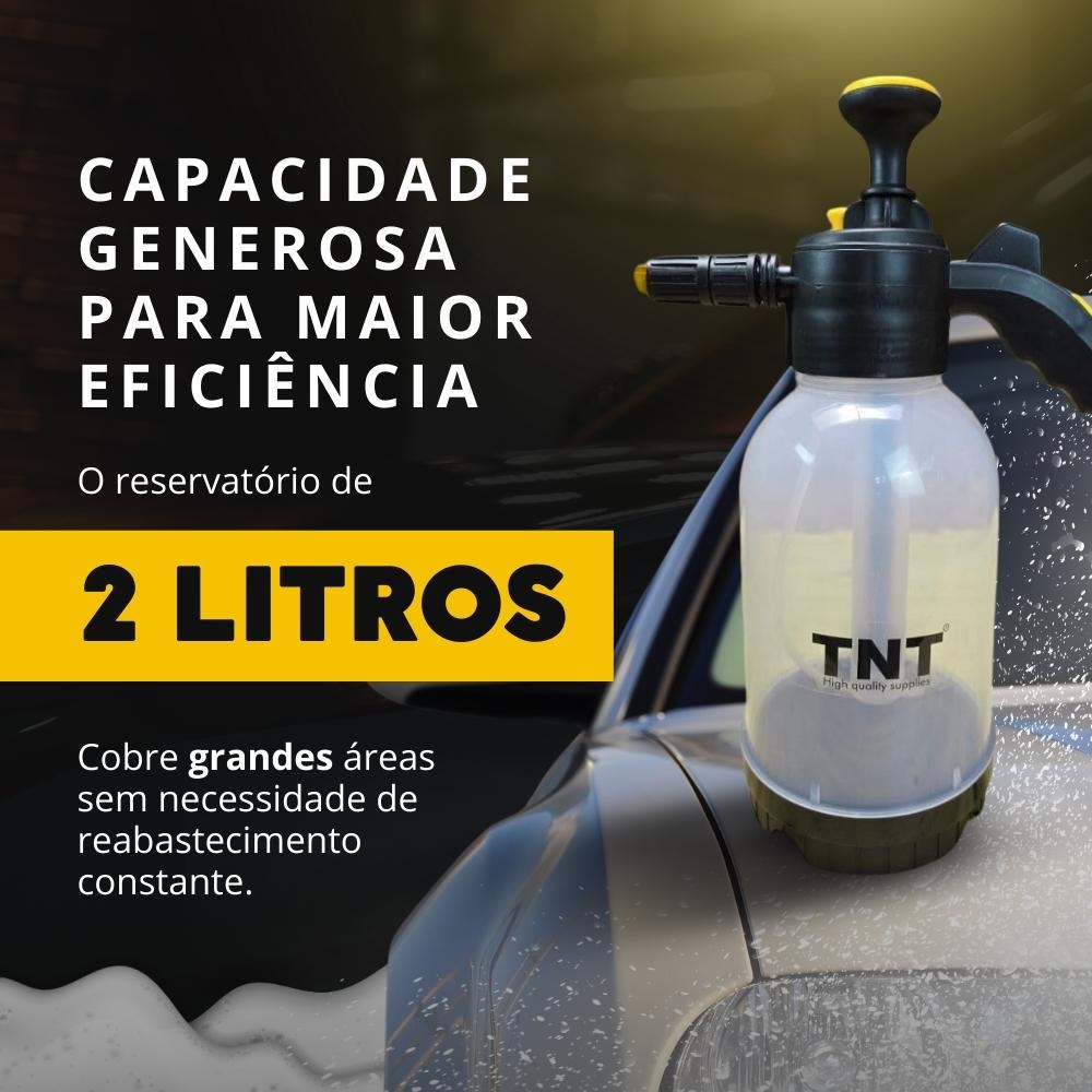 Snow Foam Manual Pulverizador 2 Litros Com 2 Bicos Fabrica de Espuma ...