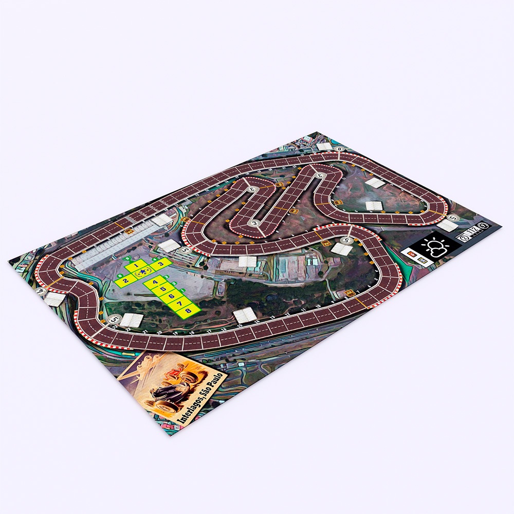 Playmat Heat Pedal to the Metal Interlagos Brasil | Shopee Brasil