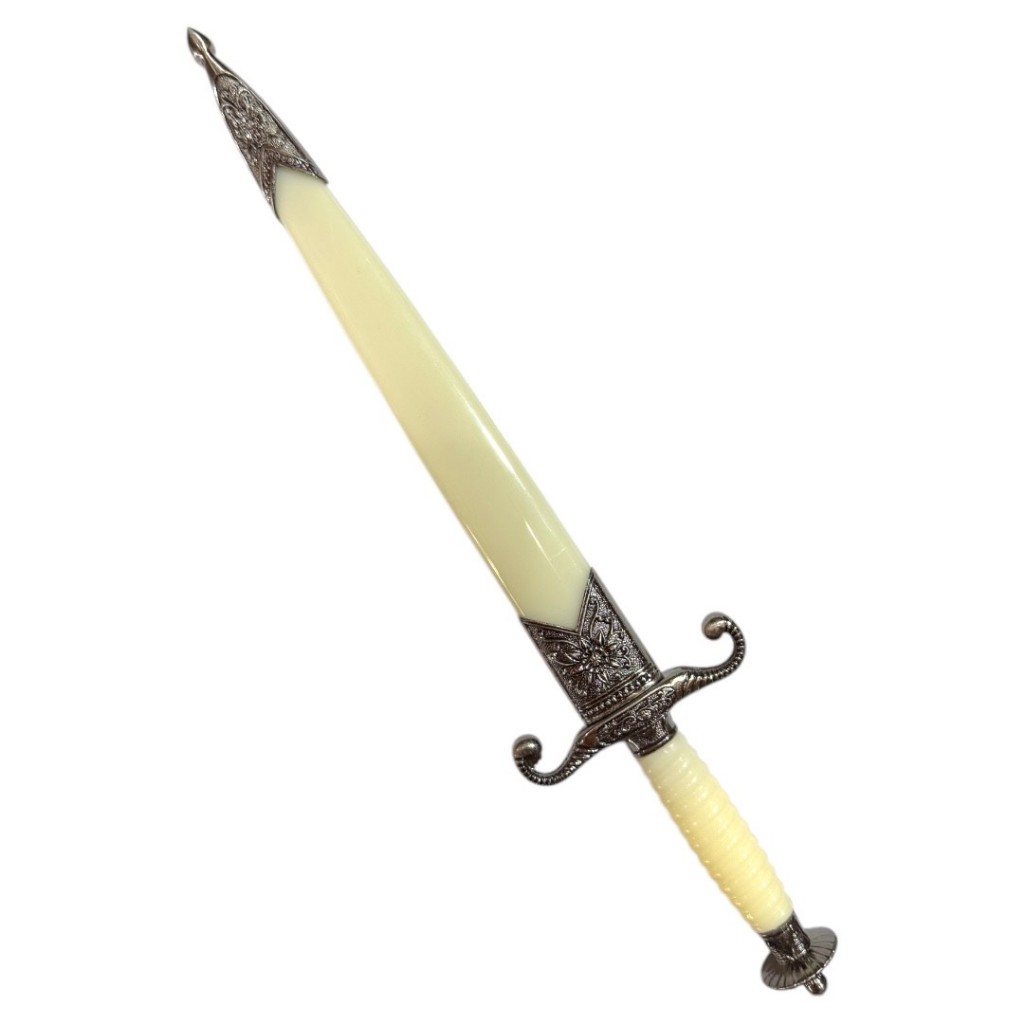 Faca Adaga Punhal Athame Decorativo em Aço Inox 35 cm com Cabo ...