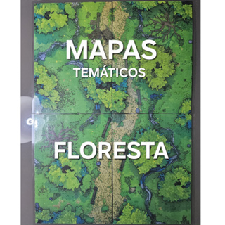 Mapa RPG D&D Mapas Temáticos Grid Floresta com Trilha 4 Unidades ...
