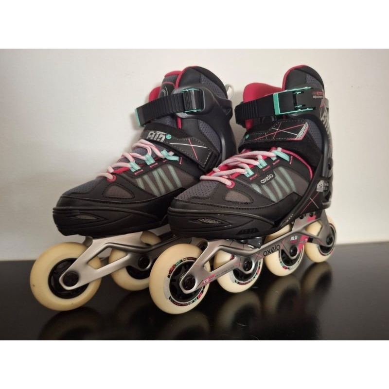 Patins Oxelo Alu Frame abec7 tam 35 à 38 | Shopee Brasil