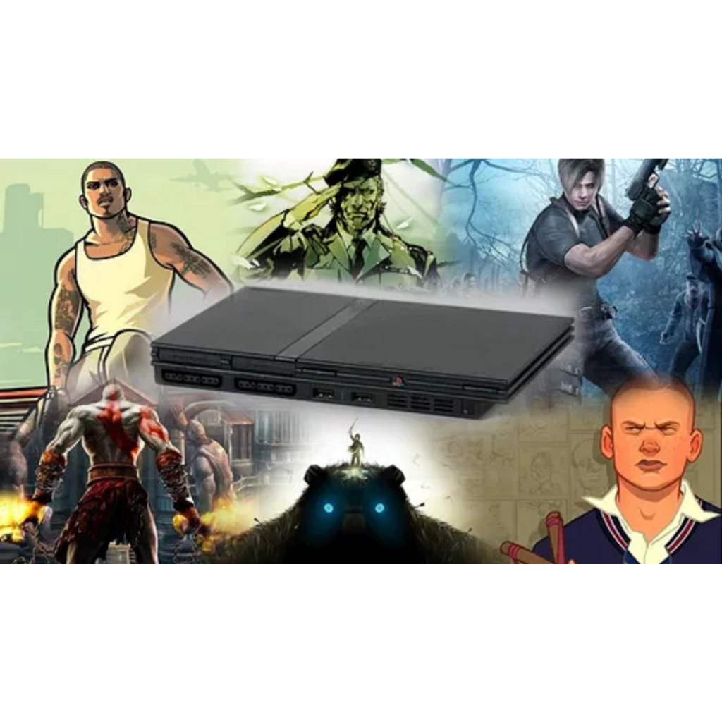 Kit Completo Para Ps2 Com + 70 Jogos Só Plugar E Jogar ! | Shopee Brasil