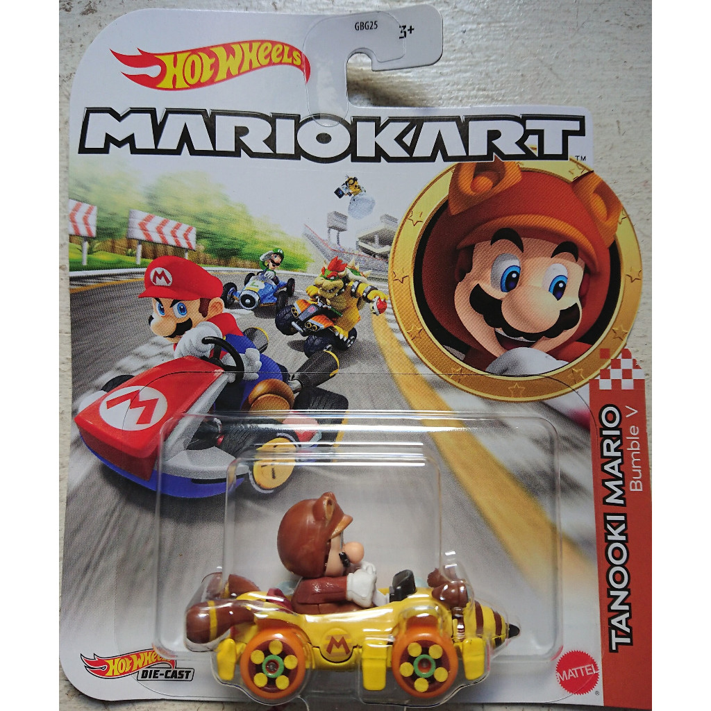 TANOOKI MARIO BUMBLE V - HDB31-4B11 - HOTWHEELS MARIOKART | Shopee Brasil