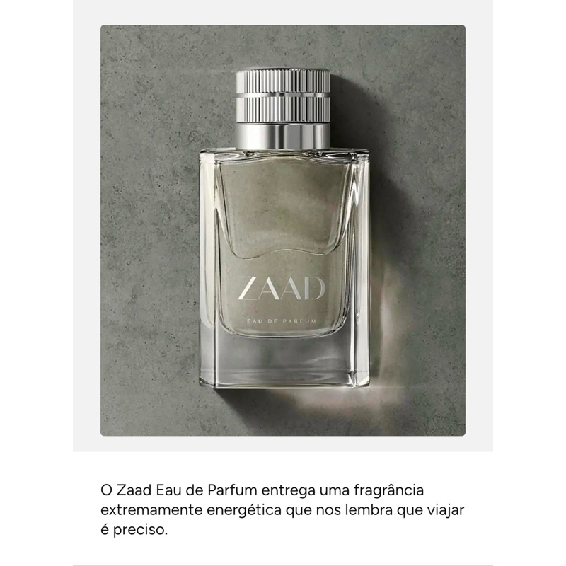 ZAAD TRADICIONAL EAU DE PARFUM 95ml ORIGINAL/LACRADO | Shopee Brasil