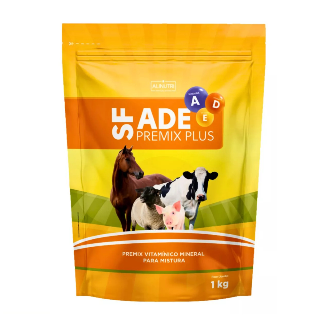 Suplemento SF Ade Premix Plus Vitamínico Mineral Mistura 1kg | Shopee ...