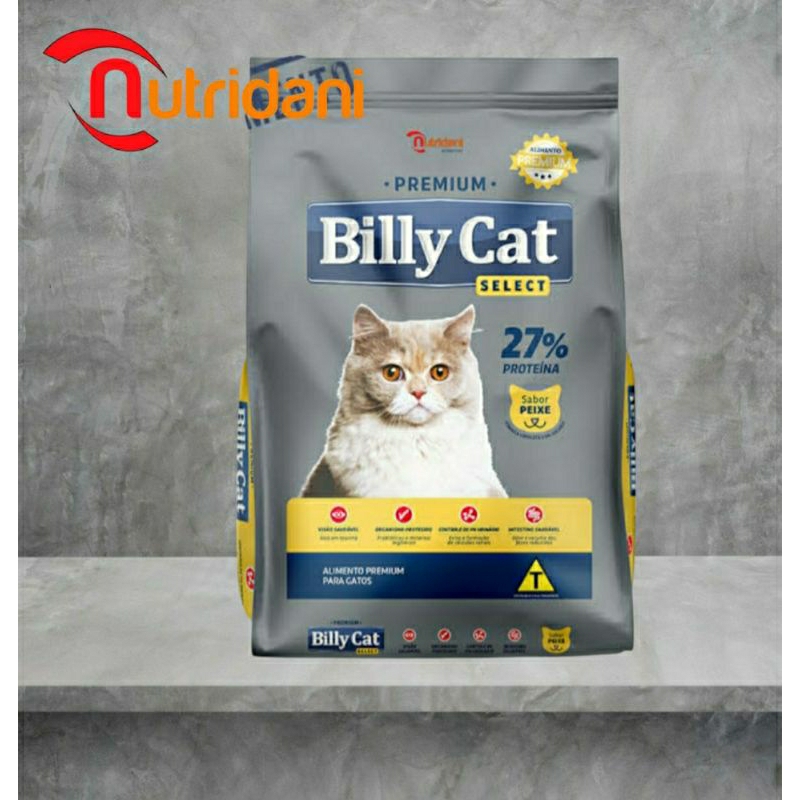 Ração Gatos Billy Cat Adultos Peixe 15 kg | Shopee Brasil