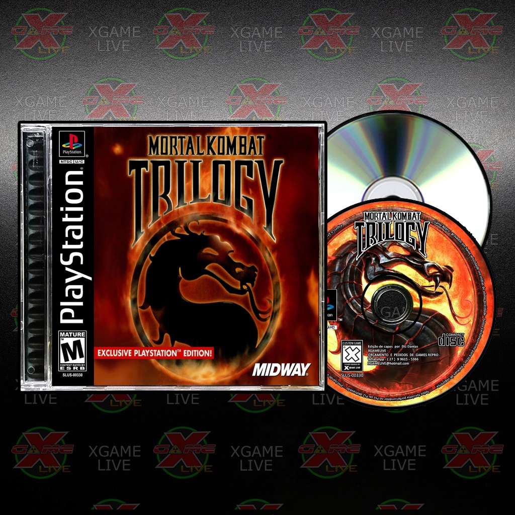 Mortal Kombat Trilogy - Repro Ps1 / Play 1 By XGAMELIVE | Shopee Brasil