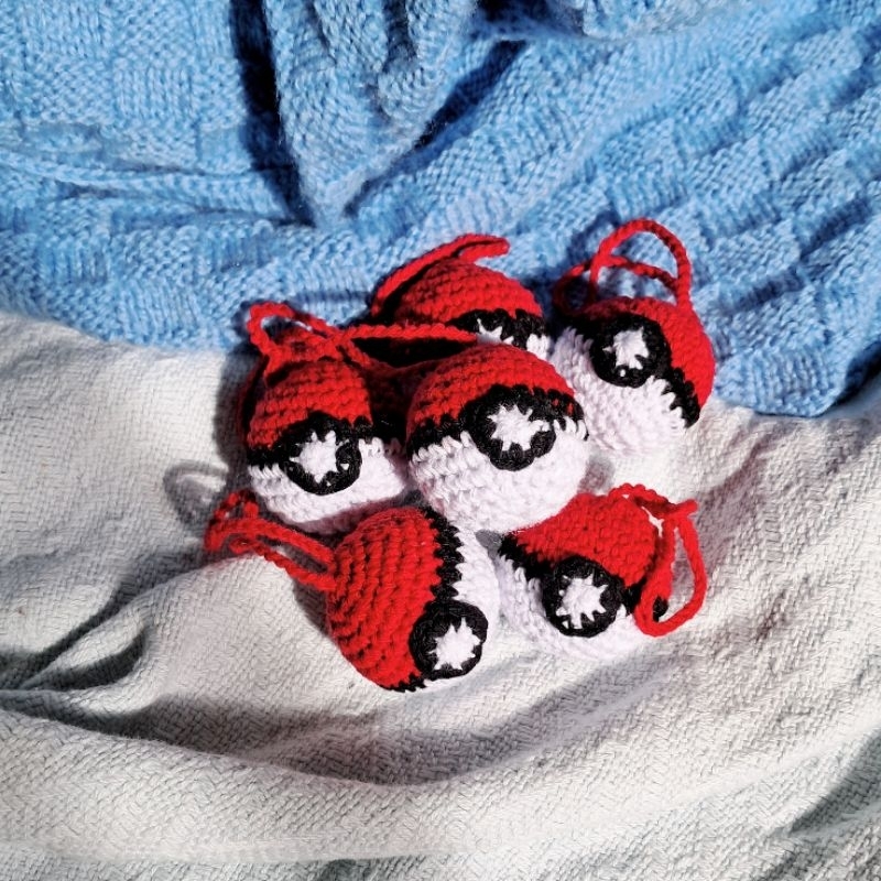 kit 10 pokebola pokeball chaveiro enfeite temático pokémon | Shopee Brasil