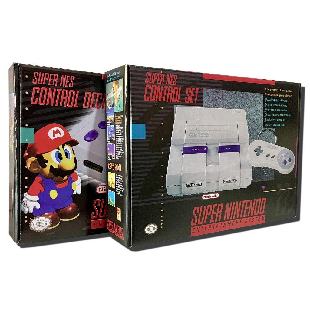 Kit 2 Caixas: Super Nintendo Fat + SNES Baby | Shopee Brasil