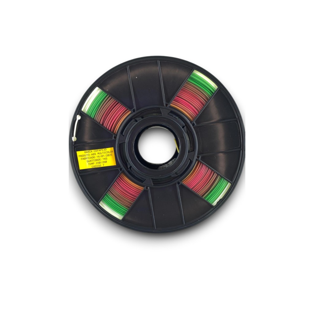 Filamento Arco-Iris ABS / 1,75mm - 1kg cod1075 | Shopee Brasil