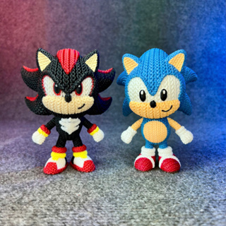 Sonic e Shadow Knuckles Tails Articulados Brinquedos e Decoração ...