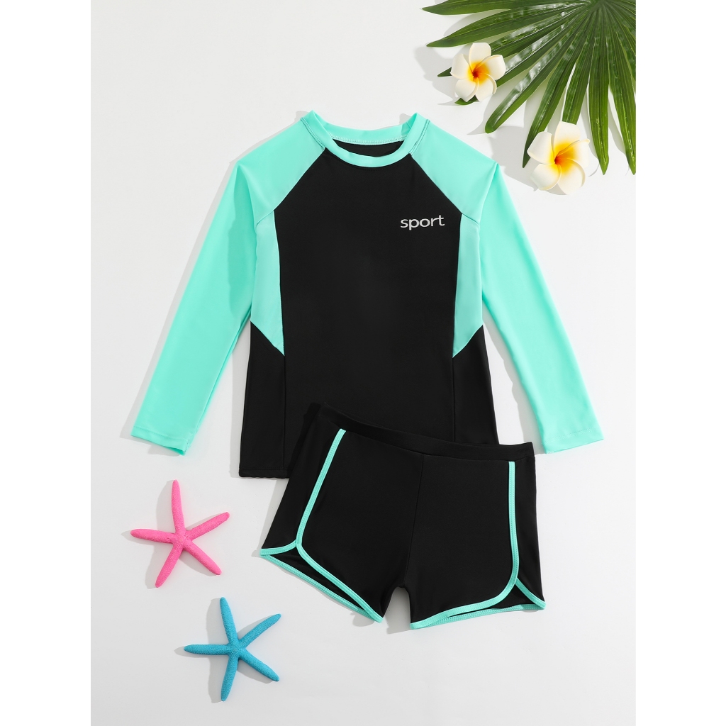 RWX VEST Conjunto Juvenil Esportivo de Mangas Longas com Proteção UV ...