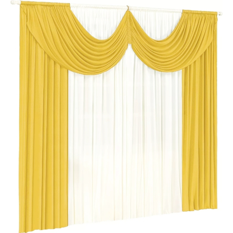 Cortina Paris 2,00m x 1,70m Para Sala e Quarto Varão Simples | Shopee ...
