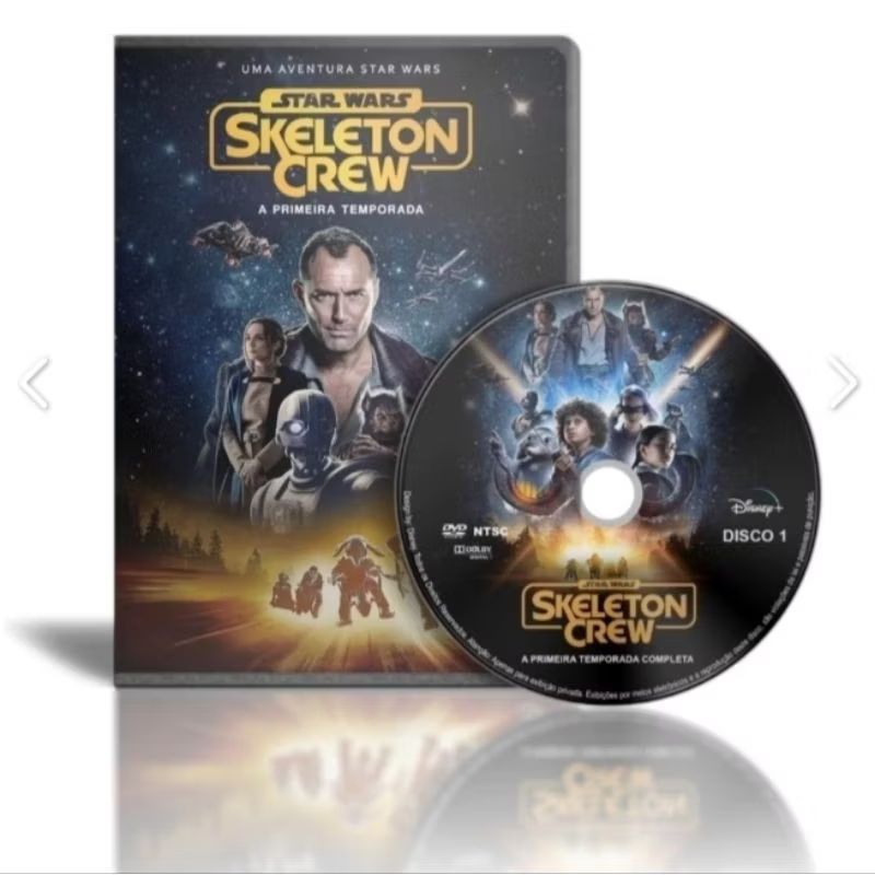 DVD Star Wars Skeleton Crew 1 Temporada Completa, HD 1080P DUAL POR 49. ...