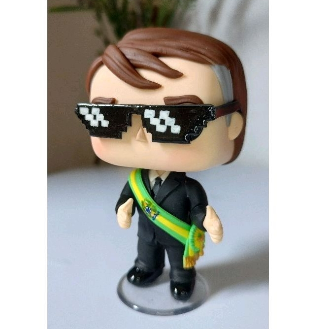 Funko Boneco Bolsonaro Presidente Brasil, Mitom, Trump | Shopee Brasil