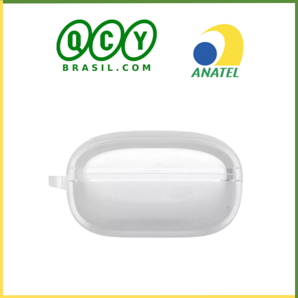Capa Capinha Protetora Em TPU Para QCY HT05 Melobuds ANC Transparente ...