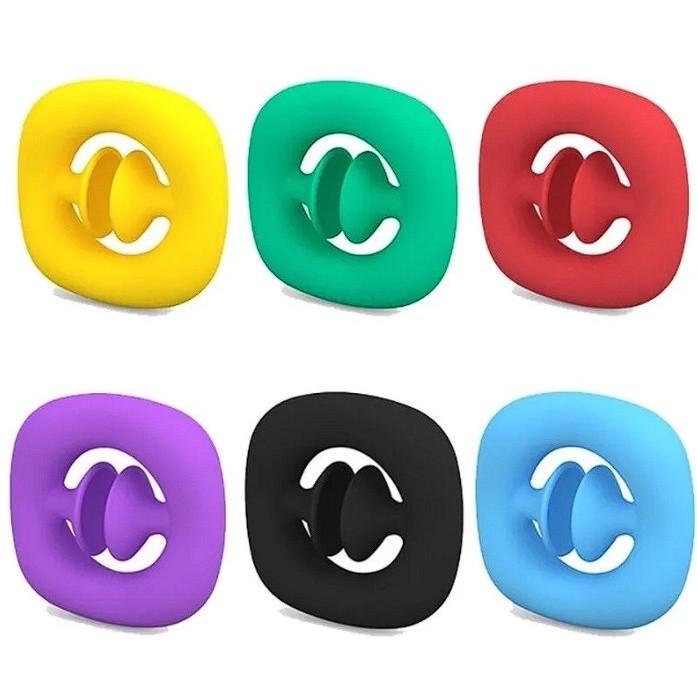 Pop It Fidget Toy Push Bubble Dimple flower Stress Ball Snapper Alivio ...