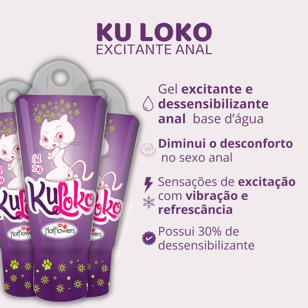 KULOKO GEL DESSENSIBILIZANTE 🔥LUBRIFICANTE HOTFLOWERS sex shop | Shopee ...