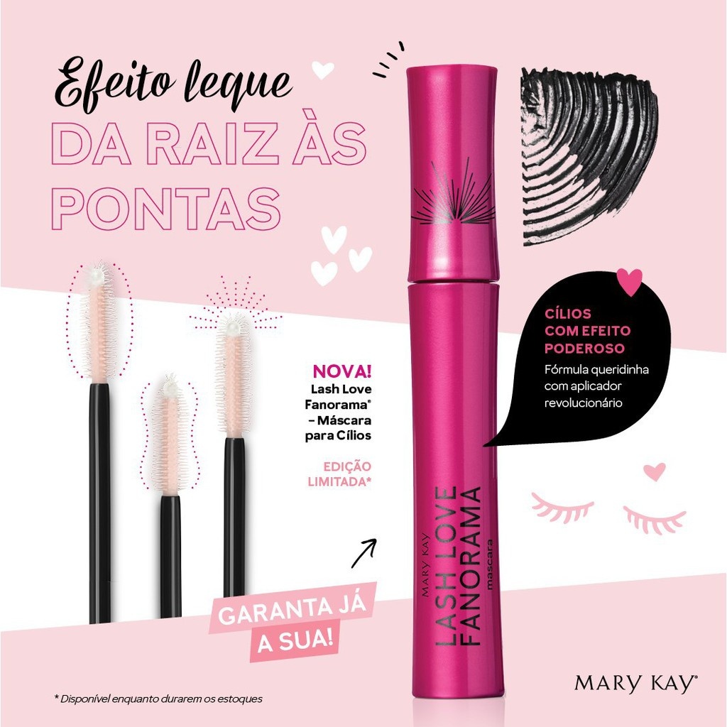 Máscara para Cílios Lash Love Fanorama MK Original | Shopee Brasil