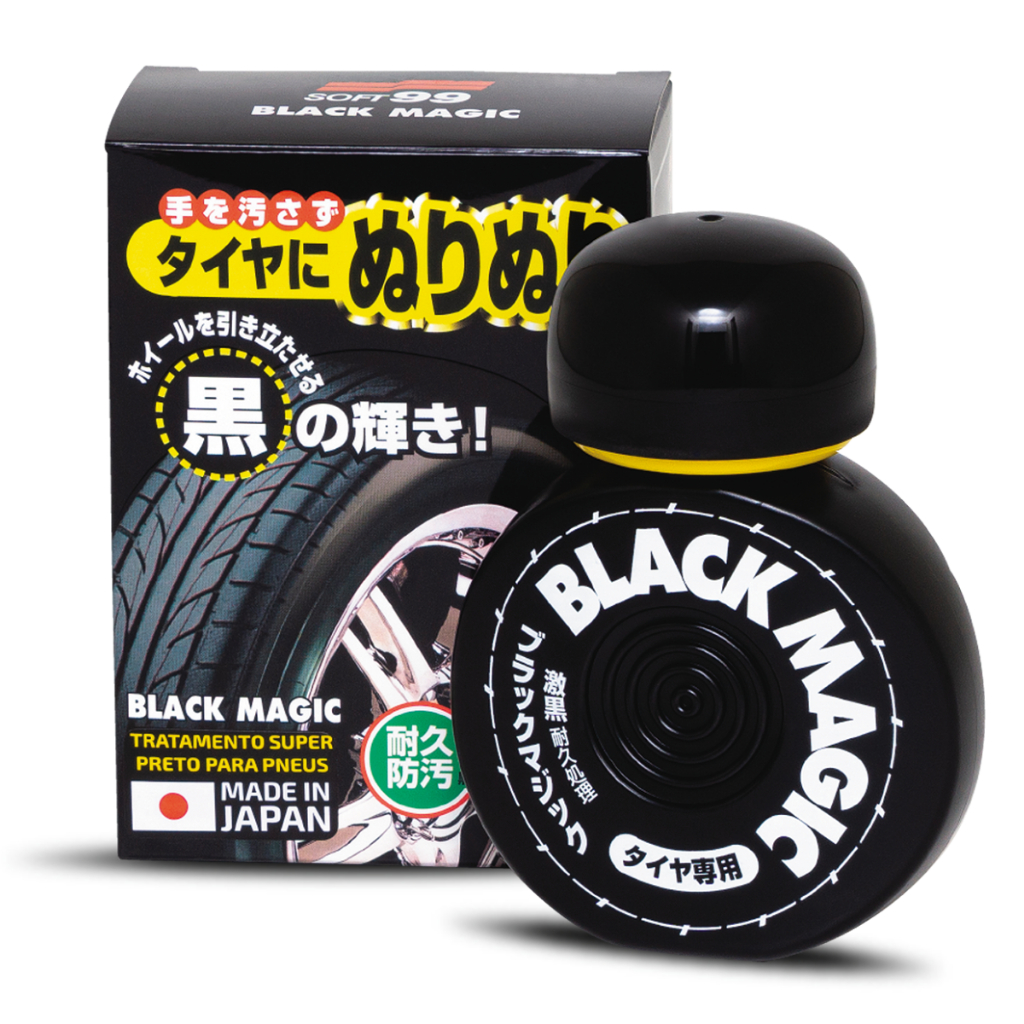 Pretinho Pneu Black Magic Soft99 – 150ml – Dura Até 2 Meses | Shopee Brasil