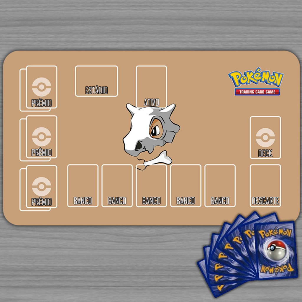 PLAYMAT POKÉMON TCG - CUBONE MINMAL | Shopee Brasil