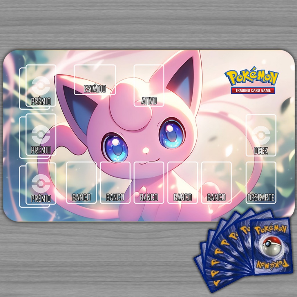 PLAYMAT POKÉMON TCG - MEW CUTE | Shopee Brasil