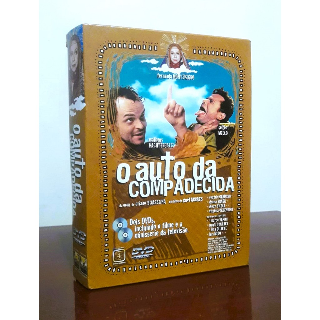 DVD box O Auto da Compadecida (2000) duplo | Shopee Brasil