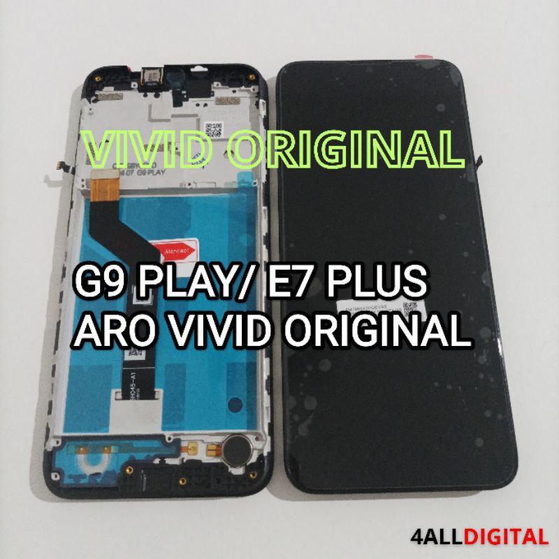 TELA FRONTAL G9 PLAY/ E7 PLUS ARO ORIGINAL VIVID XT2083 E XT2081 ...