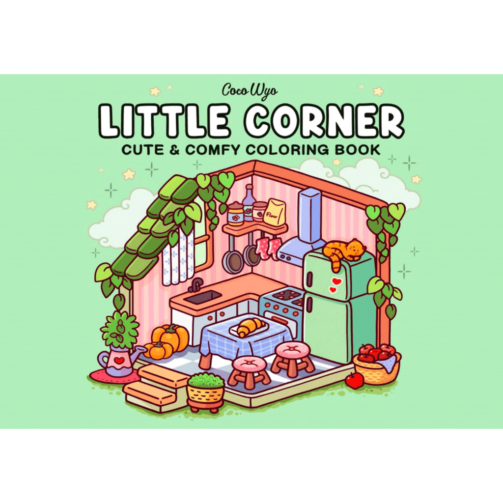 Livro de colorir A4 folha solta - Bobbie Goods, Pompom, Comfy Days ...