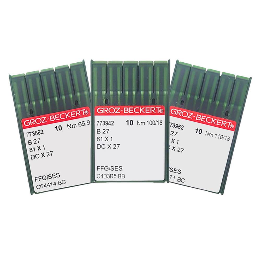 Agulha de Máquina Groz Beckert B27 Overlock - Cx 10 Unid | Shopee Brasil