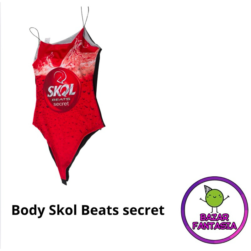 Body collan Skol Beats secret carnaval | Shopee Brasil