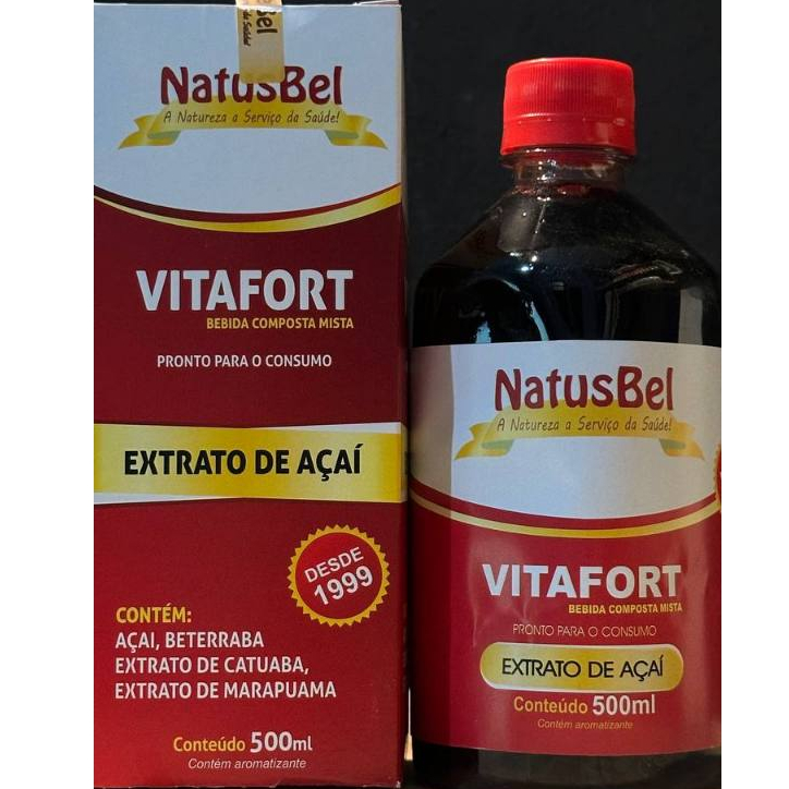 Vitafort 500ml - Natusbel | Força e Energia de Forma Natural | Shopee ...