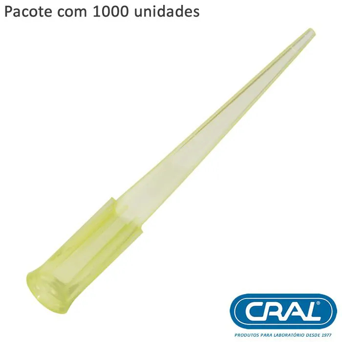 Ponteira Micropipeta Tipo Gilson Amarela 0-200ul C/ 1000 Und | Shopee ...